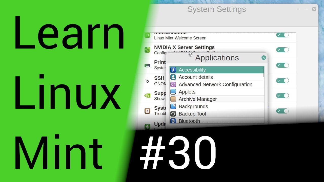 Learn Linux Mint Part 30 Startup Applications System Settings 11