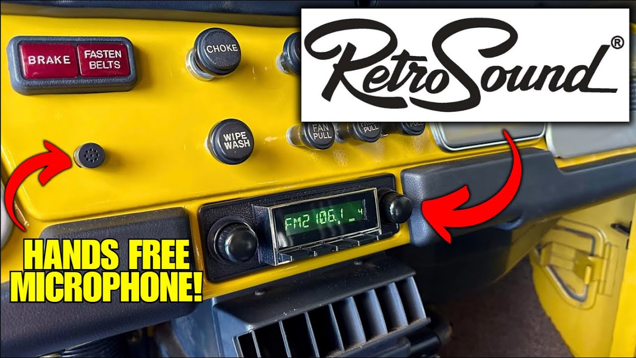 Fj40 Retrosound Radio Install Modern Features In A Vintage Car
