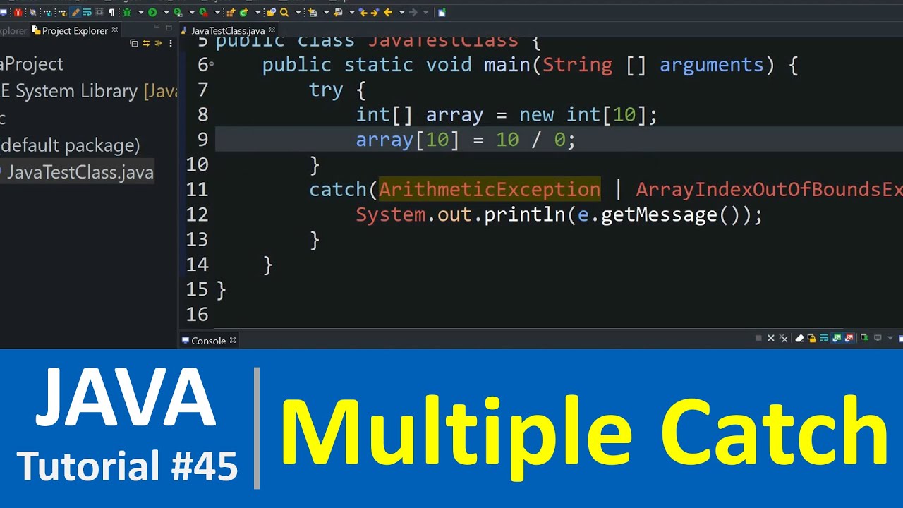 Java 8 Multiple Exceptions In One Catch At Anthony Whitlow Blog