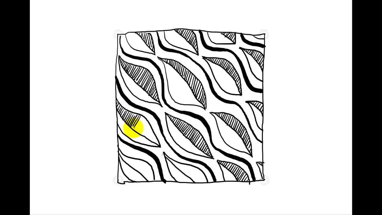 Zentangle Pattern Tutorial Maisie Youtube