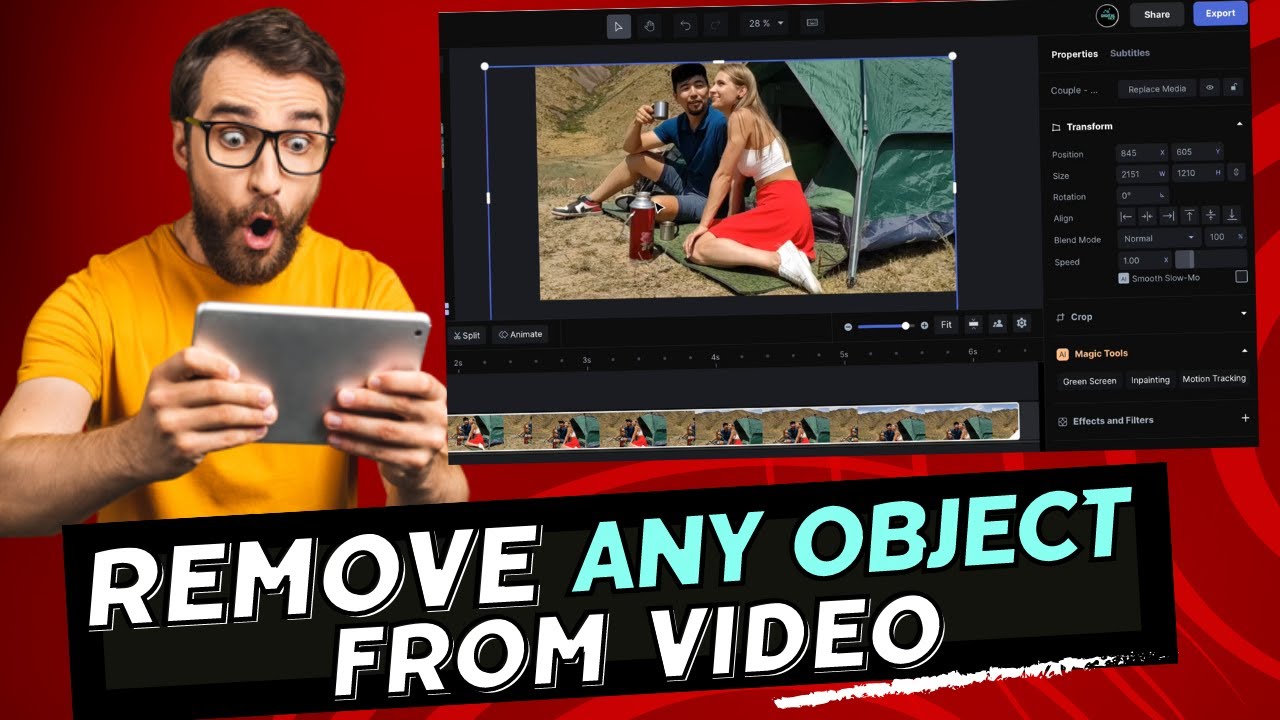 How To Remove Object From Video Using Ai Runway Ml Youtube
