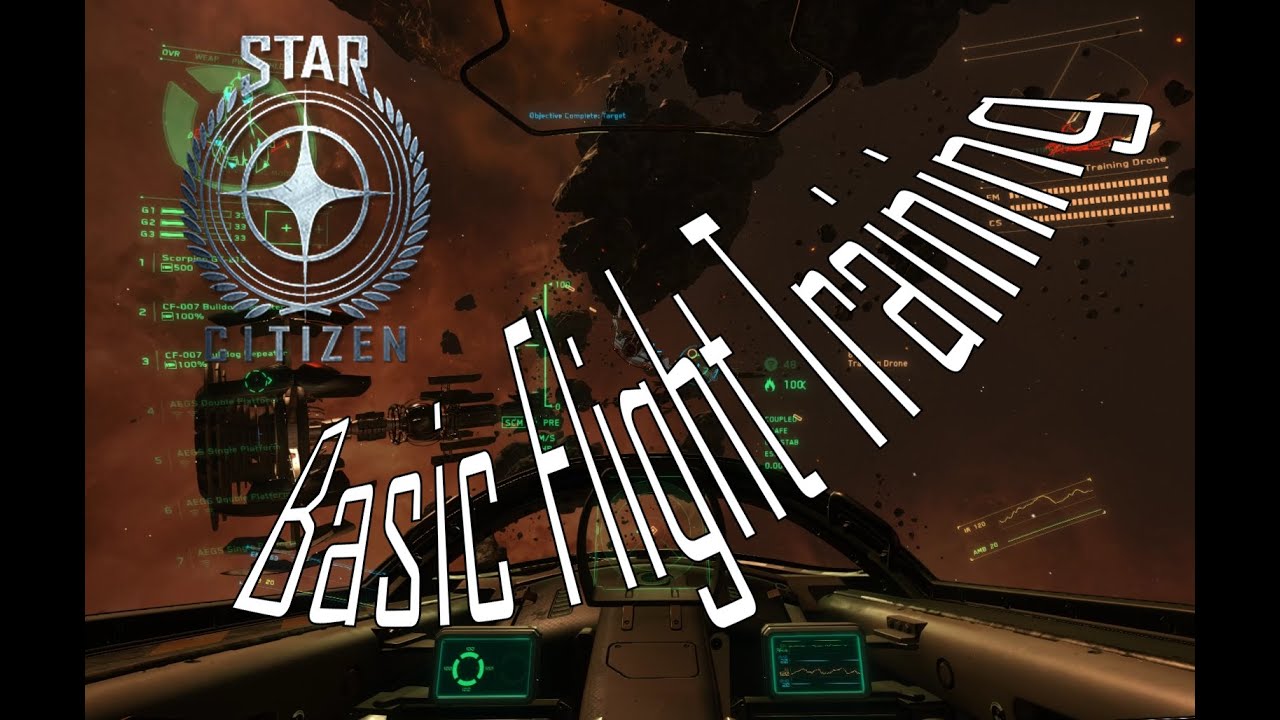 Star Citizen Basic Flight Training Tutorial Youtube