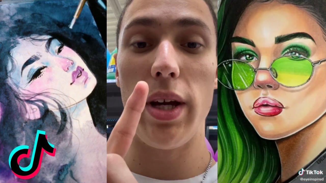 Beautiful Tiktok Art That I Watch While Practicing Youtube