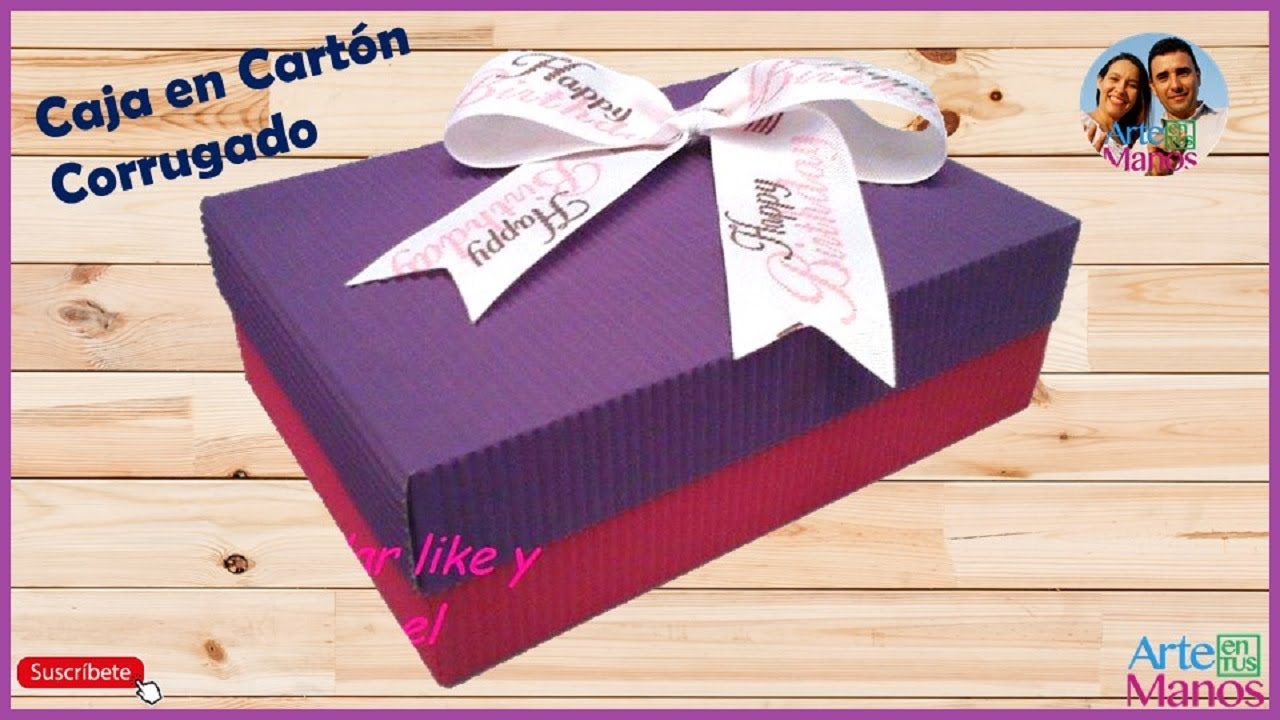 Como Hacer Cajitas De Carton Corrugado Imagui
