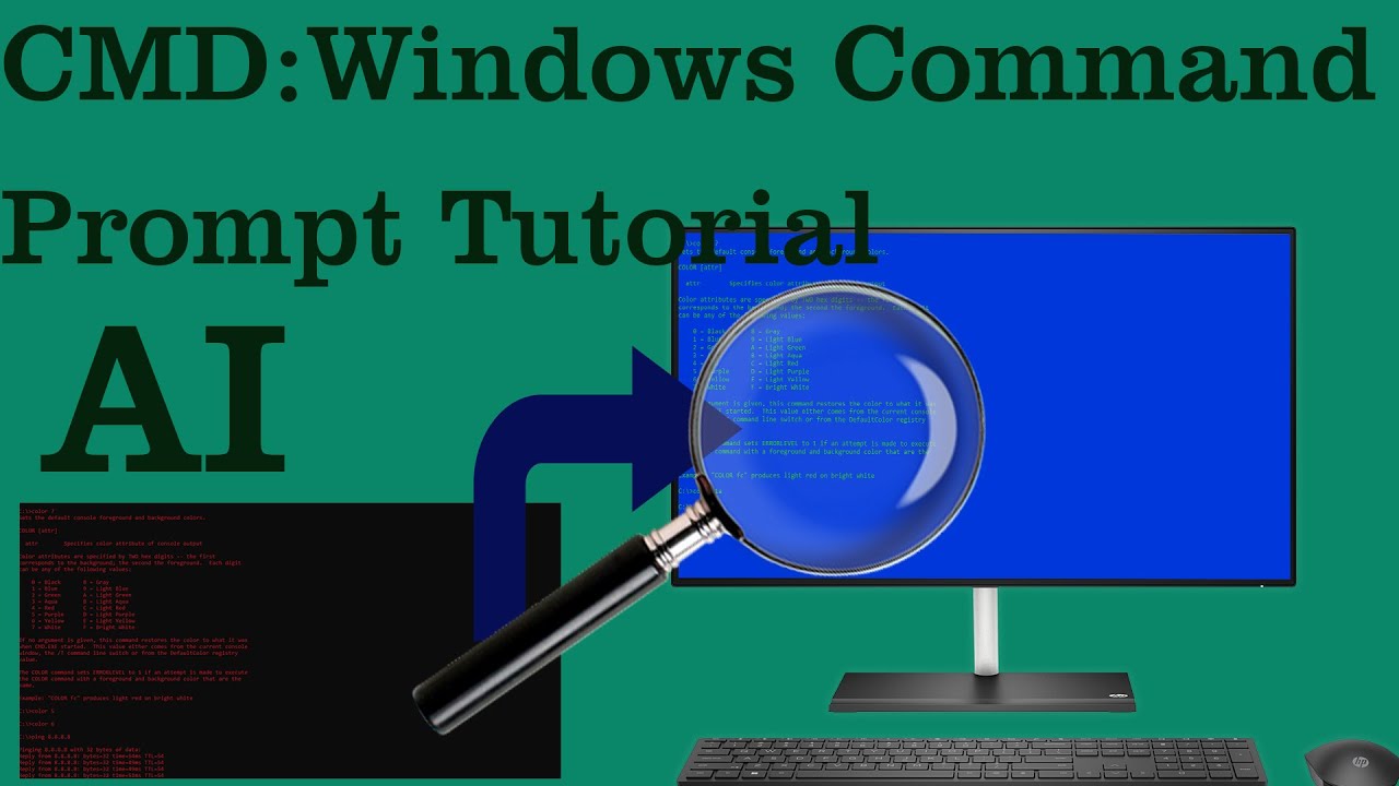 Cmd Windows Command Prompt Command Line Basics Beginners Tutorial
