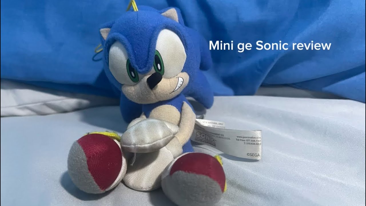 Review Mini Ge Sonic Plush Es Tan Pequeño Youtube