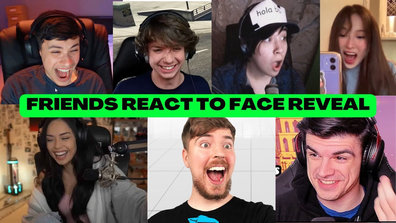 Friends React To Dream S Face Reveal Youtube
