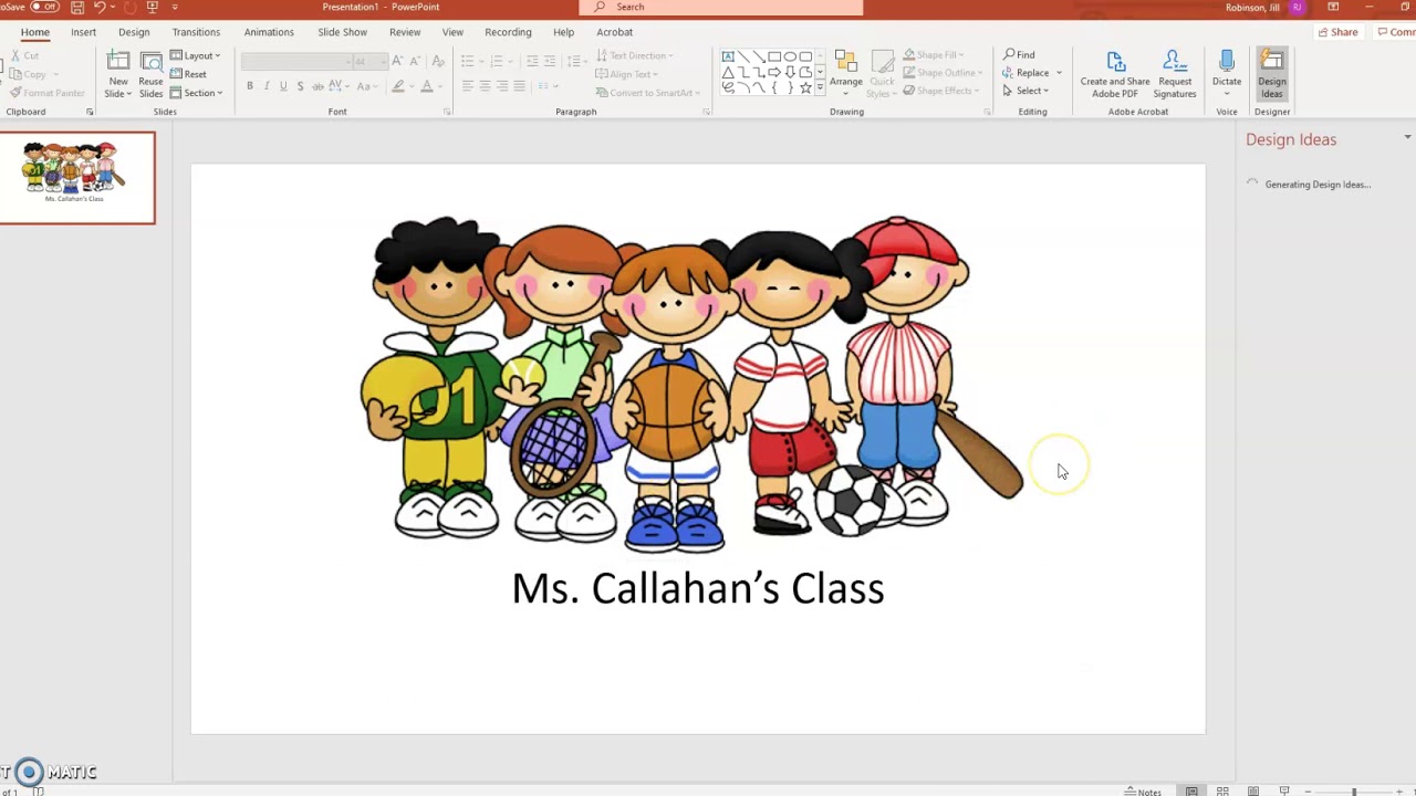 Schoology 101 Creating A Unique Course Image Using Powerpoint Youtube