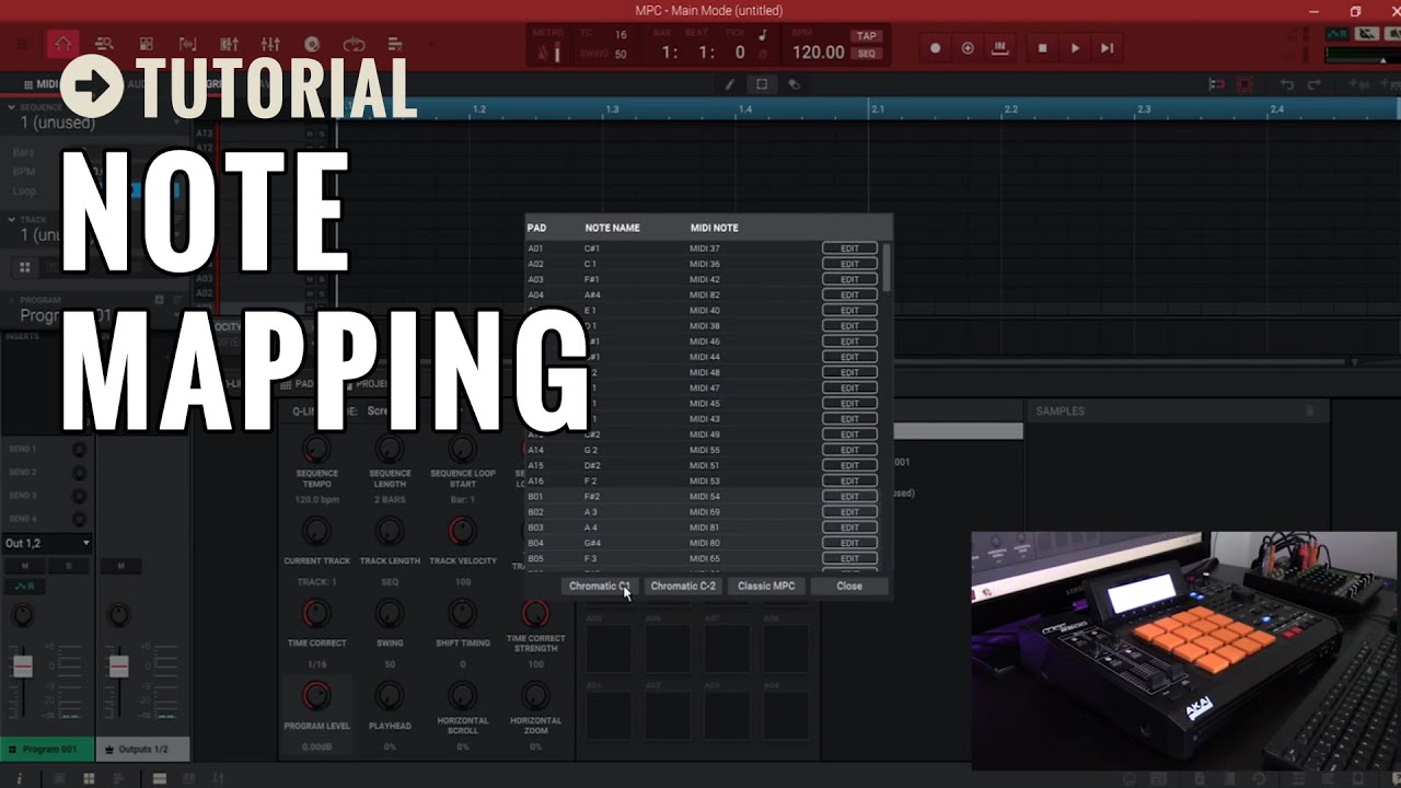 Mpc Software Note Mapping Issue Workaround Fix Youtube