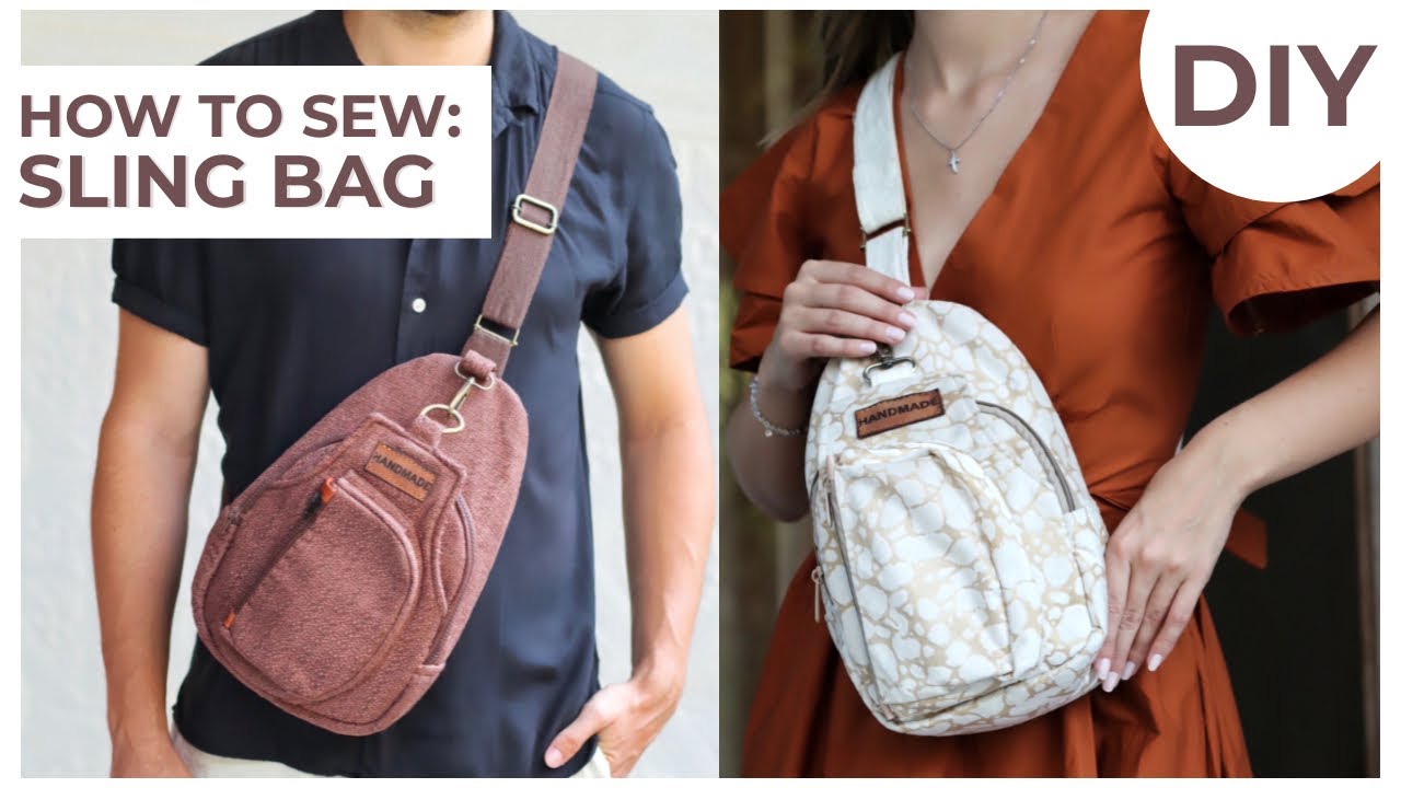 Sewing A Sling Bag I Sewing Pattern Sewing Tutorial Youtube
