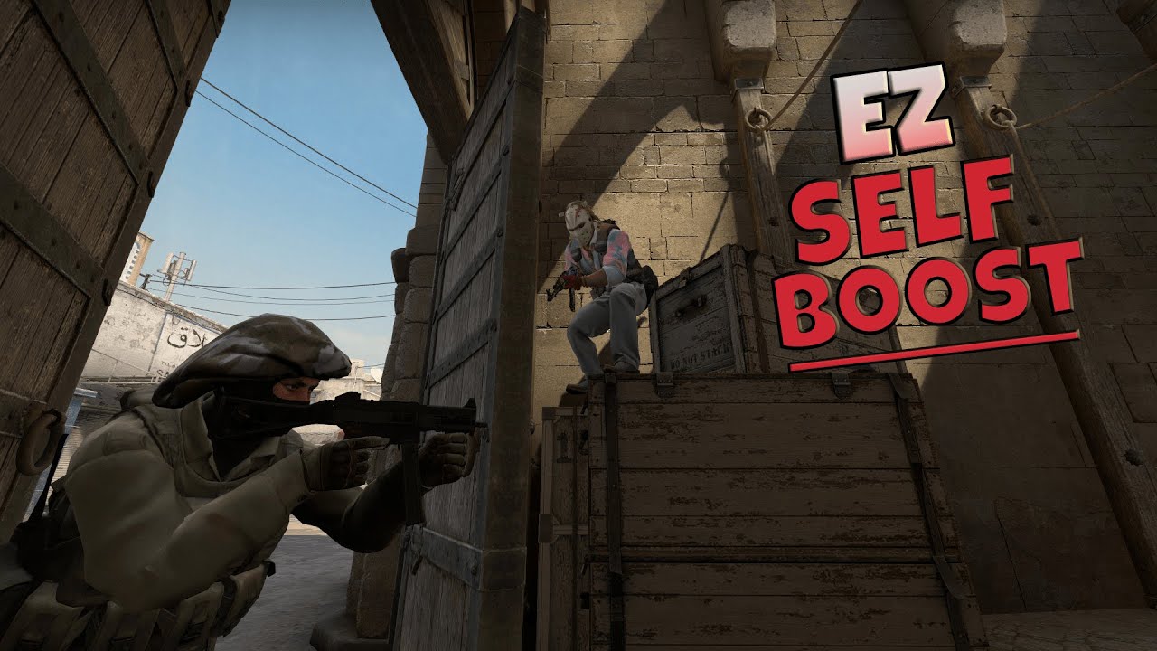 Overpowered Self Boost Long Doors Dust 2 Youtube