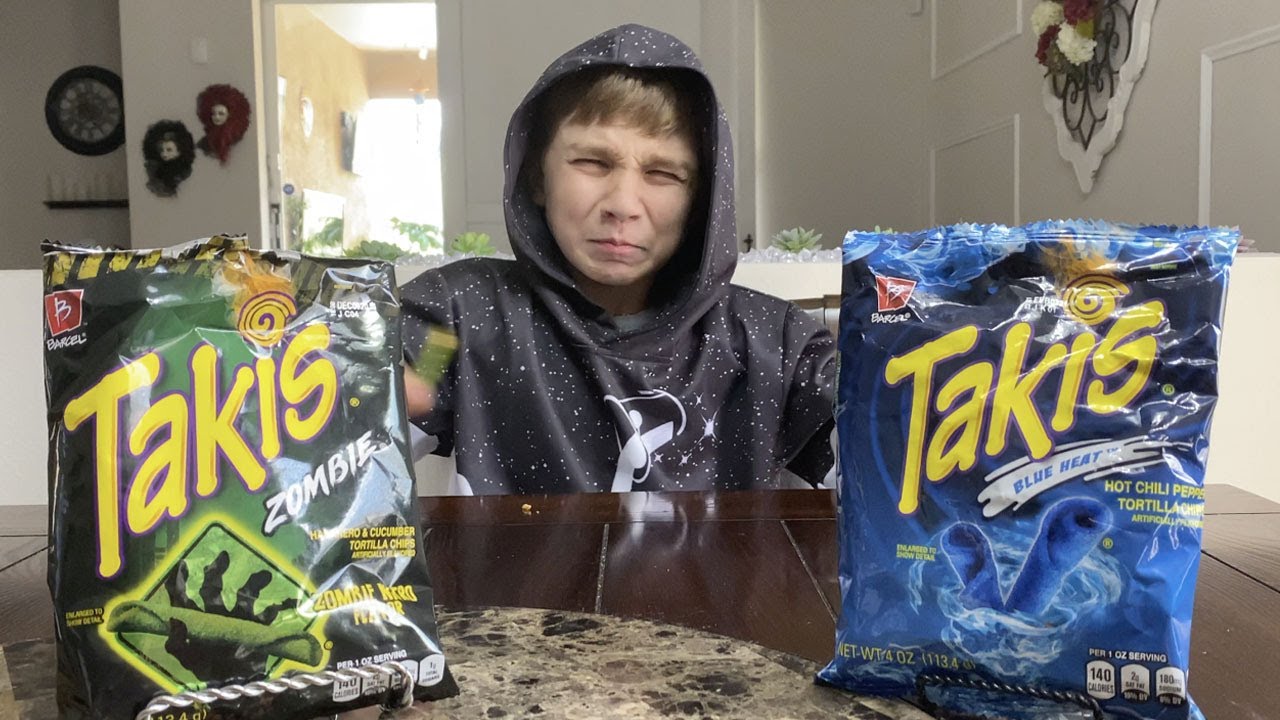 Takis Zombie Nitro Blue Heat Challenge ёяшл Youtube