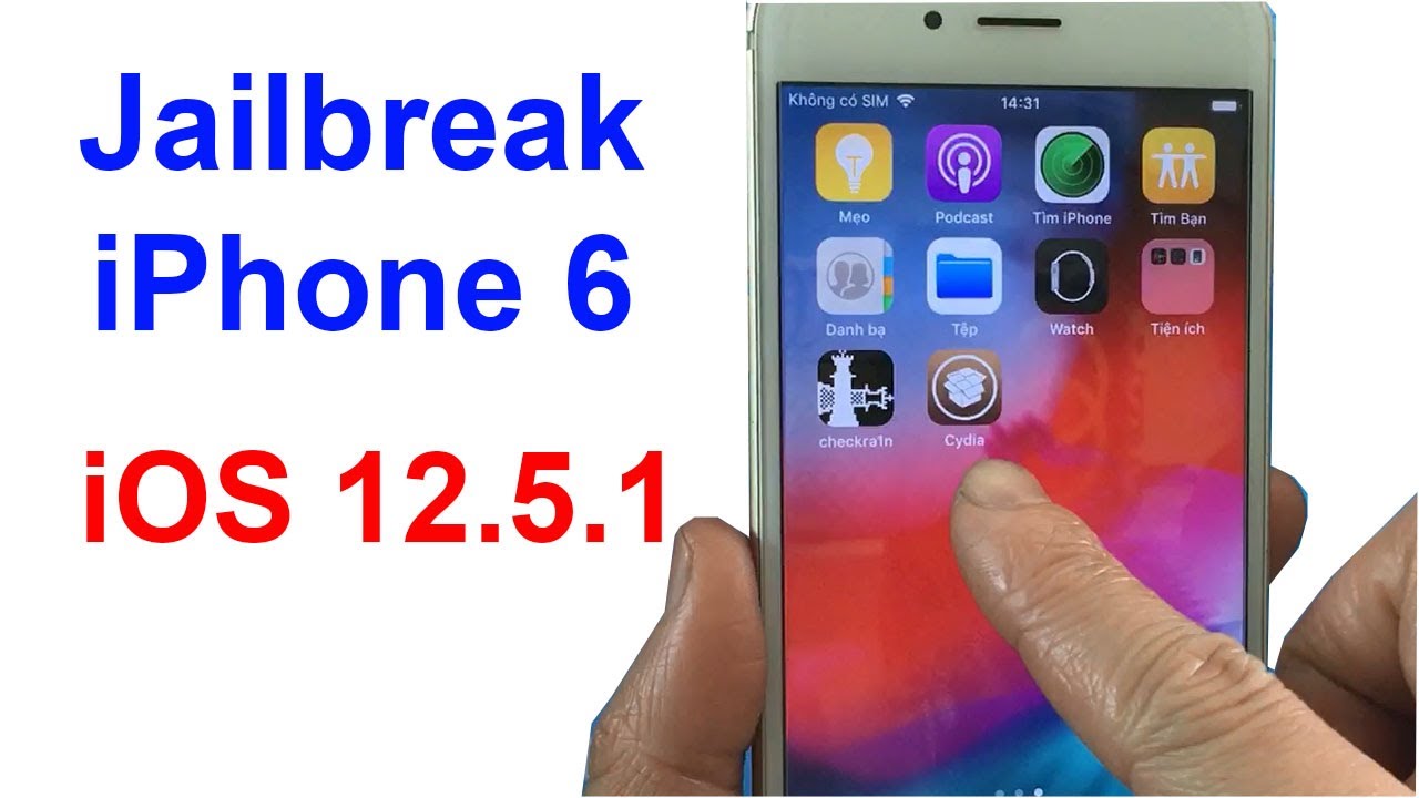 Jailbreak Iphone 6 Ios 12 5 1 Youtube