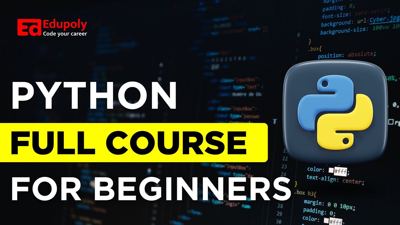 Python For Beginners Full Course Python Tutorial Youtube
