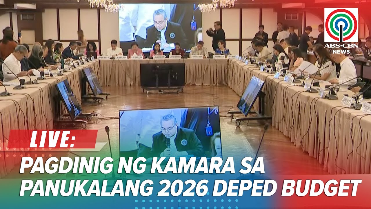 Live House Briefing On The Proposed 2026 Deped Budget September 17
