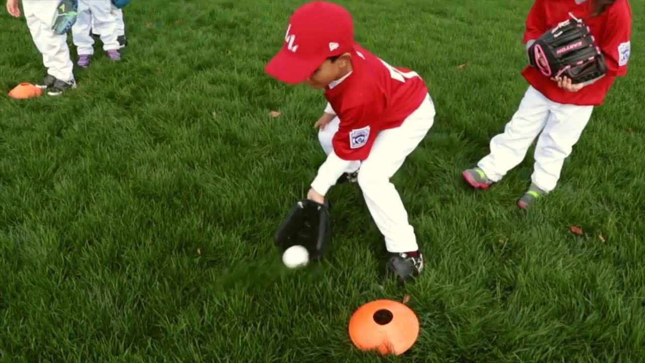 How To Teach Fielding In Tee Ball Little League Youtube