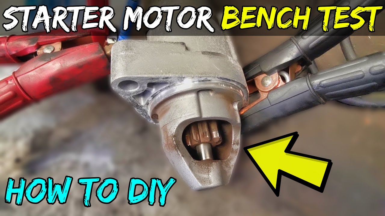 How To Test A Starter Motor Easy Simple 2 Minute Diy Guide Youtube