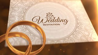 Wedding Invitation Video Save The Date Video Digital Invite Fire Wings