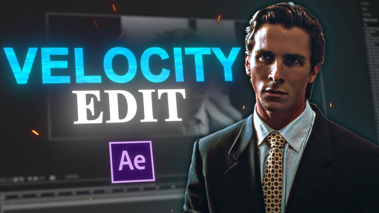 How To Make A Velocity Edit I After Effects Tutorial Youtube