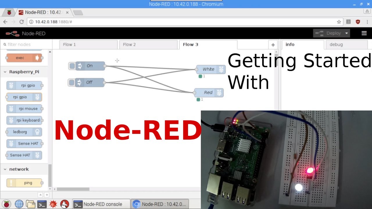 Raspberry Pi Getting Started With Node Red Youtube