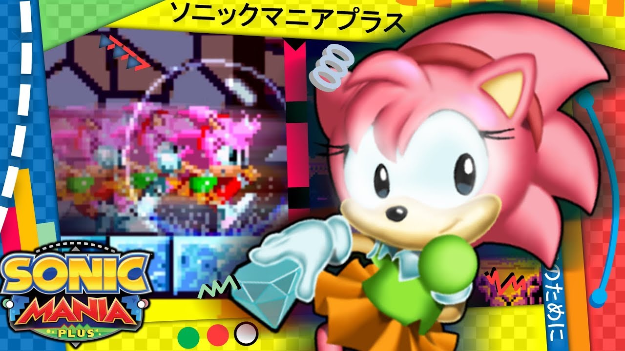Tidal Tempest Zone Amy Rose Sonic Mania Plus Mod Showcase Pc 4k