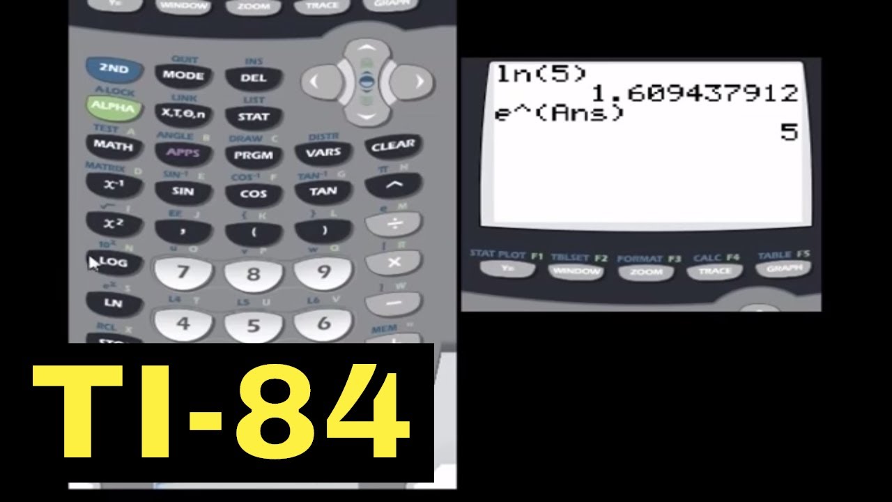 Ti 84 Calculator 03 Basic Arithmetic And Exponents Ti 84