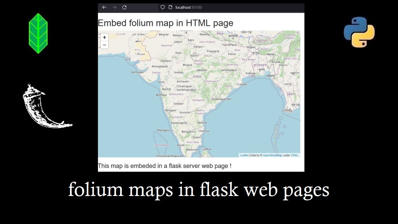 Render Folium Maps In Python Flask Server Youtube