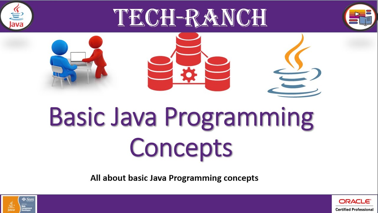 Basic Java Programming Concepts Core Java Techranch Youtube