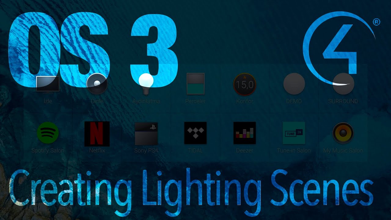 Control4 Os 3 Creating Lighting Scenes Encore Eas Youtube