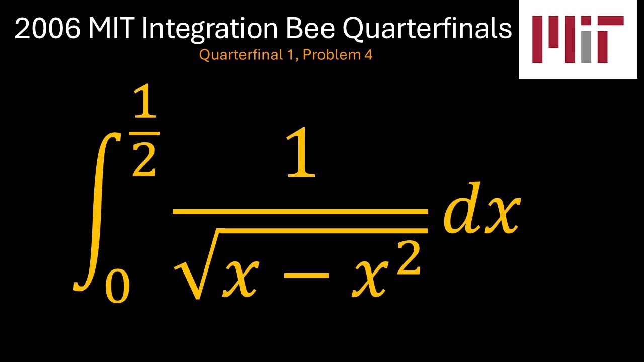 2006 Mit Integration Bee Quarterfinals Quarterfinals 1 Problem 4