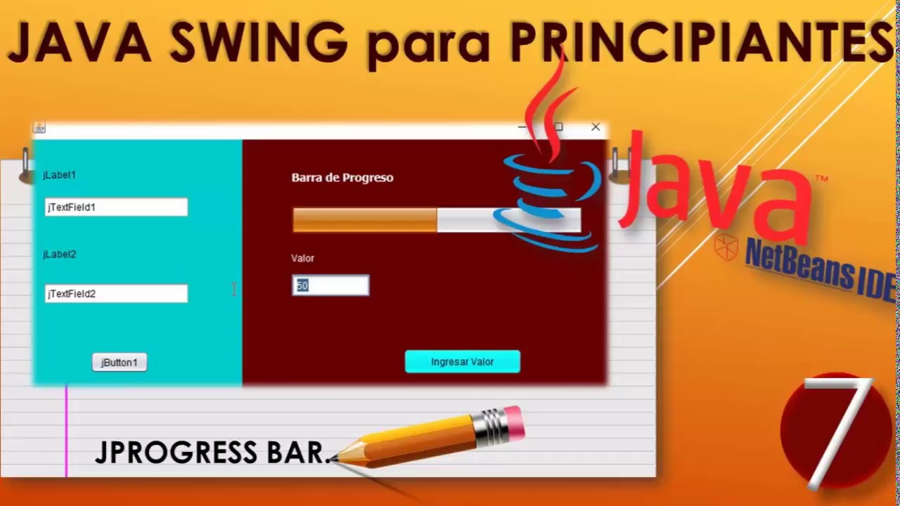 07 Java Swing Progress Bar Youtube