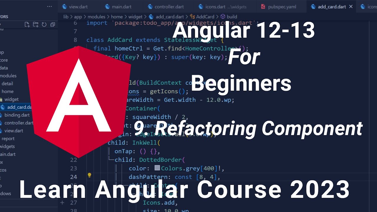 Class 7 Refactoring Component Angular Tutorial For Beginners In