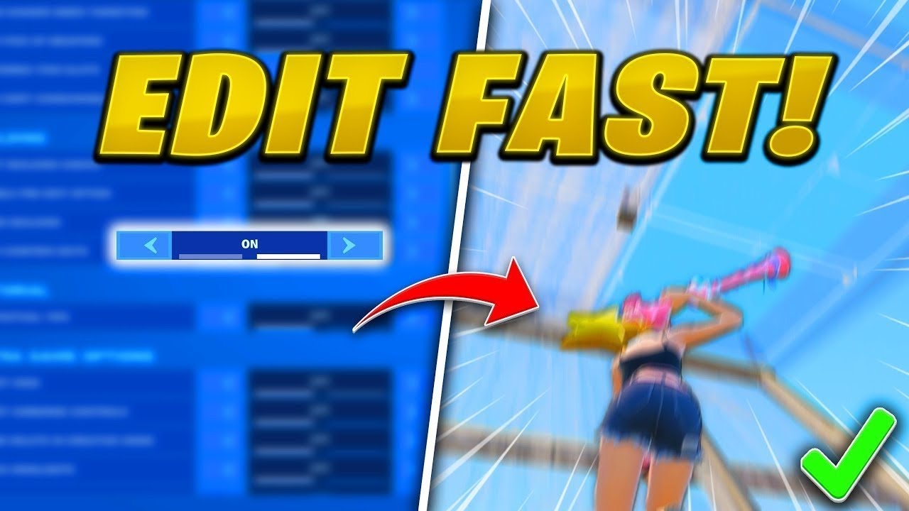 How To Edit Faster On Controller Remove Input Delay Fortnite