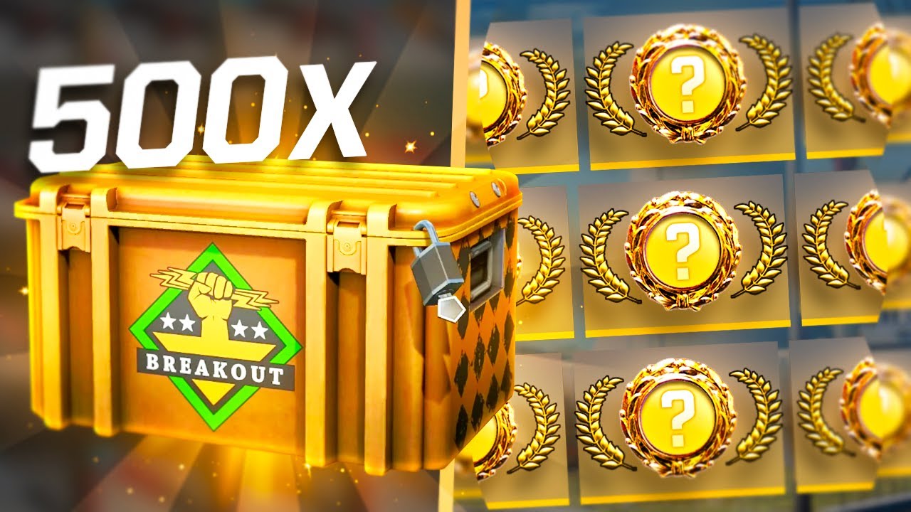 Huge 500x Breakout Case Opening Youtube
