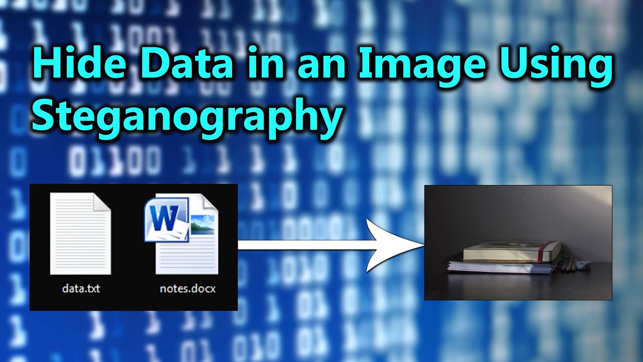 How To Hide Data In An Image Using Steganography Youtube