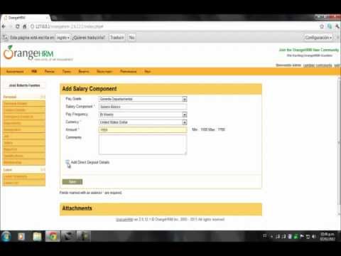Tutorial De Orangehrm Parte 2 De 3 Youtube