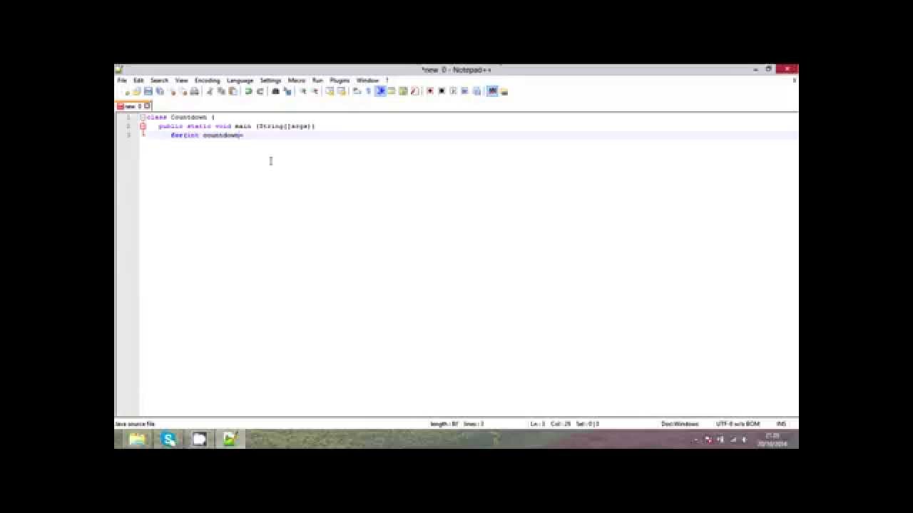 Programming With Java Countdown Youtube