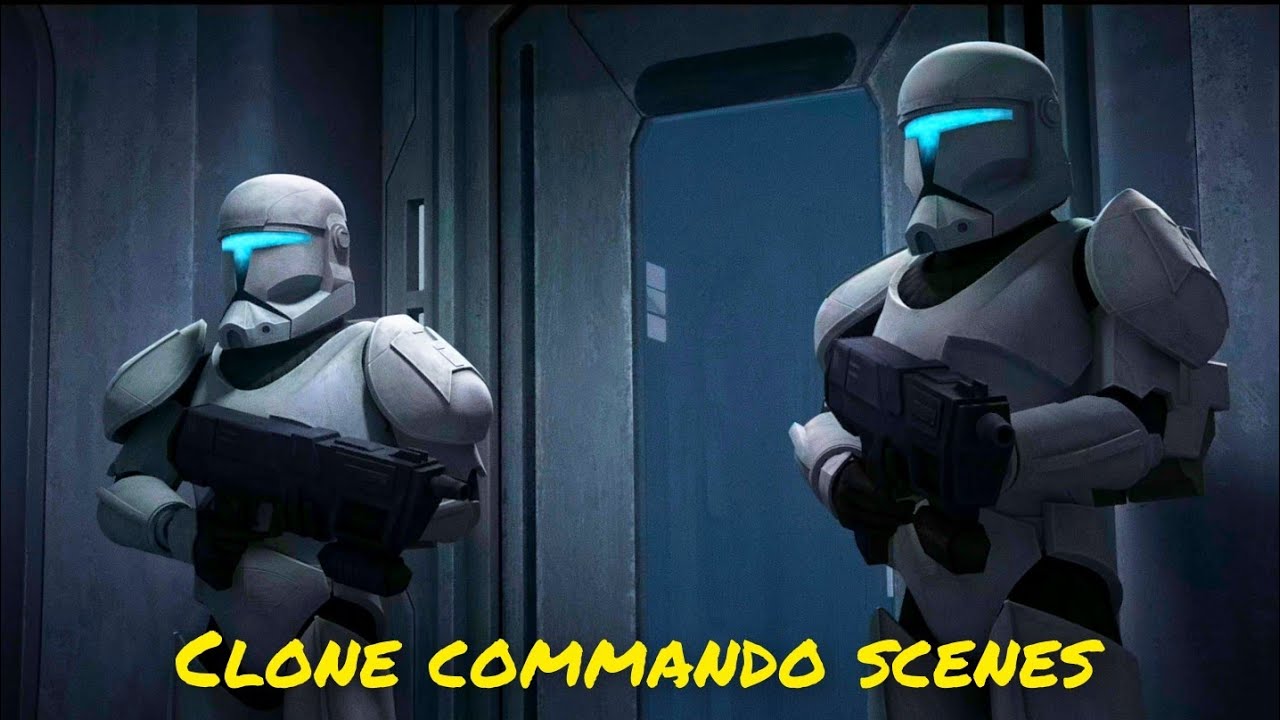 All Clone Commando Scenes The Clone Wars The Bad Batch Youtube