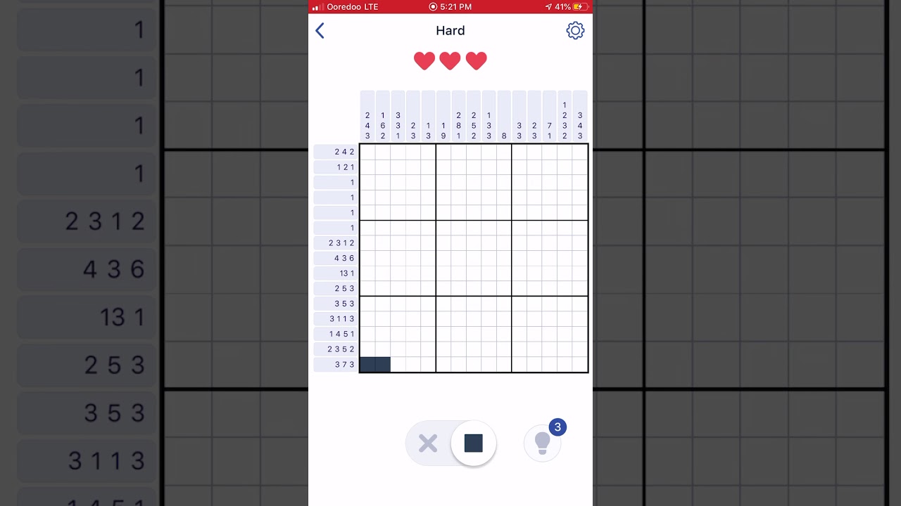 Nonogram Hard Level Youtube