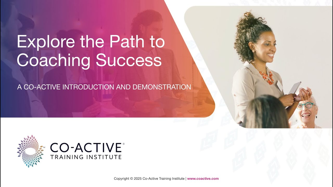 Explore The Path To Coaching Success Co Active Demo For Leadership