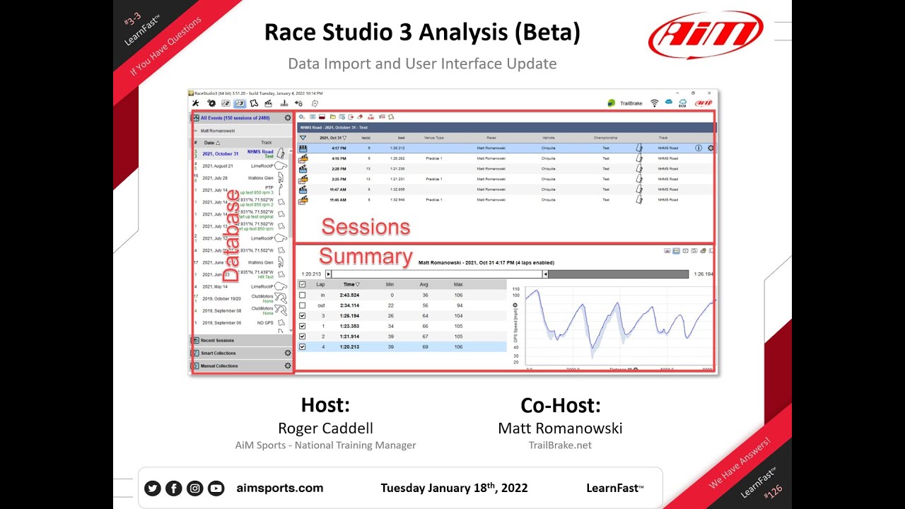 3 3 Race Studio 3 Analysis User Interface Updates Live Webinar With