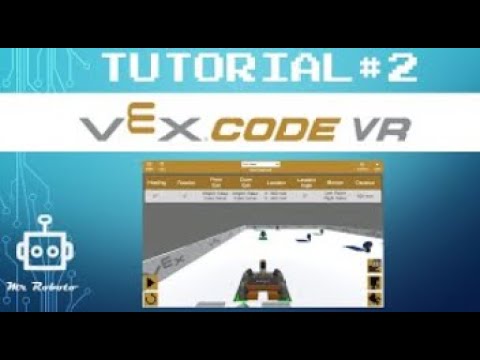 Vex Code Vr Tutorial 2 English Color Sensor And Control Blocks Youtube