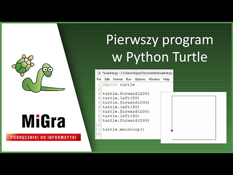 Python Turtle Pierwszy Program Youtube