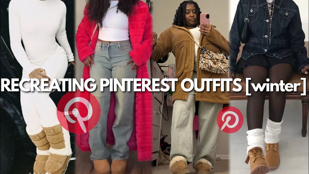 Recreating Pinterest Outfits Winter Youtube
