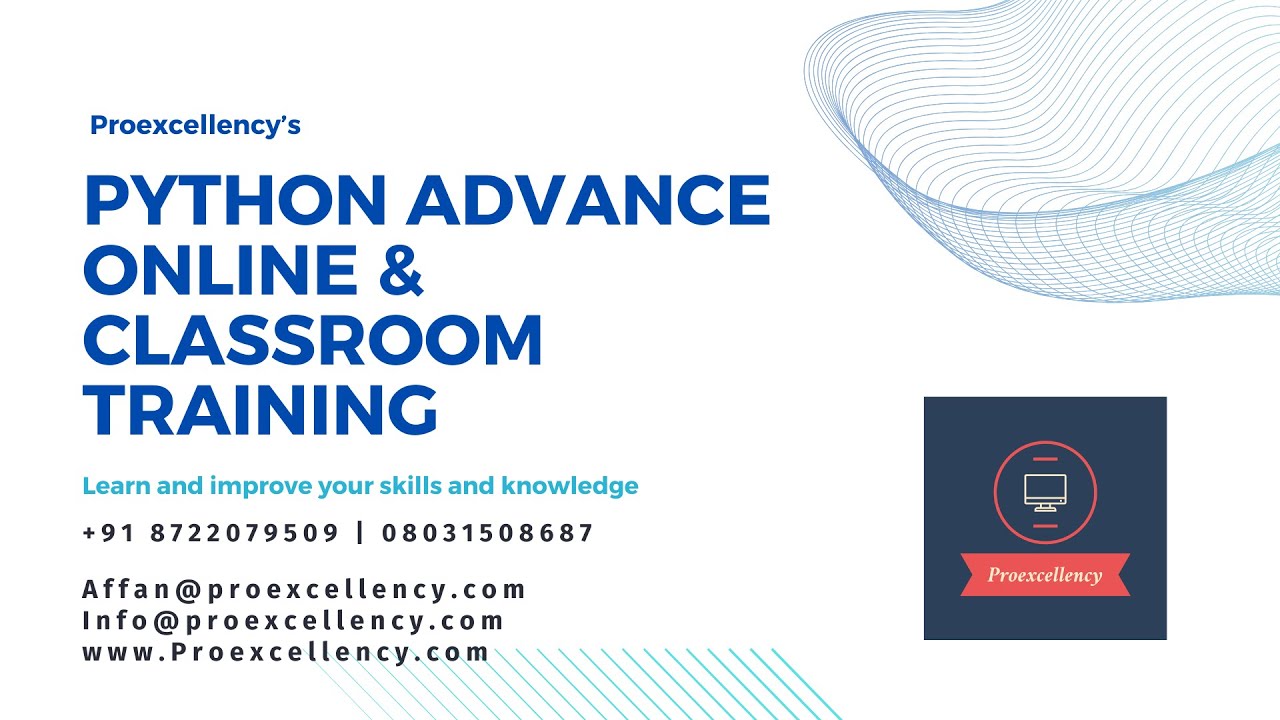 Python Advance Online Training Advanced Python Training From