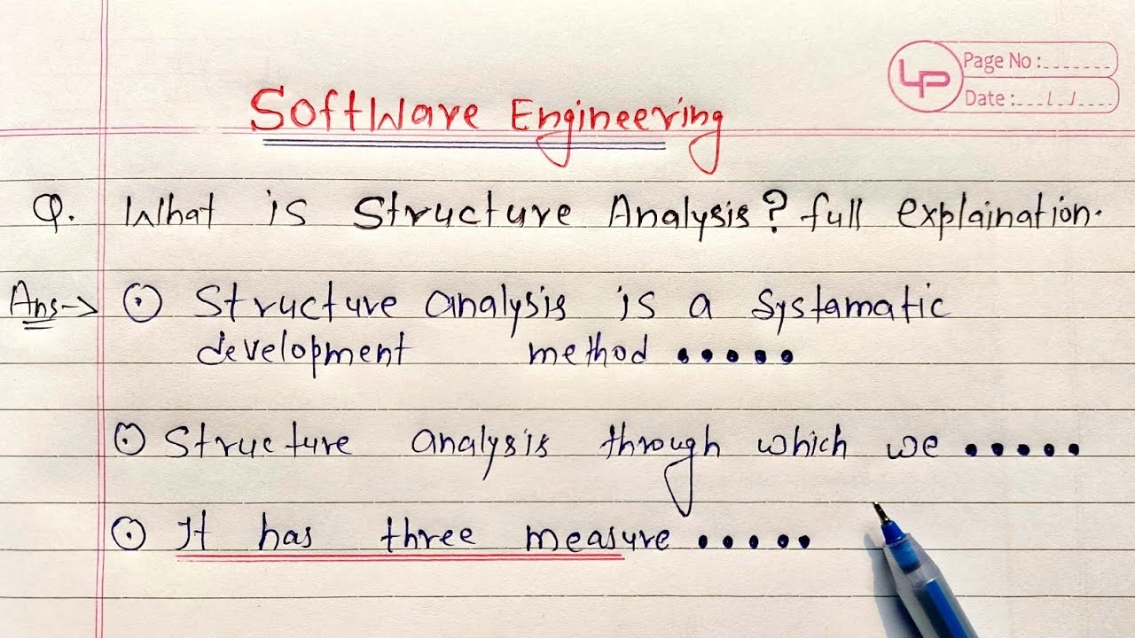 Structure Analysis In Software Engineering Learn Coding Youtube