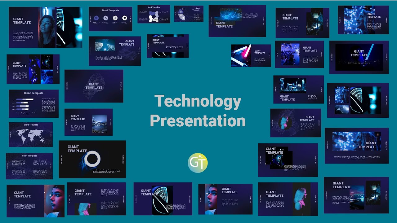 Free Powerpoint Templates Technology