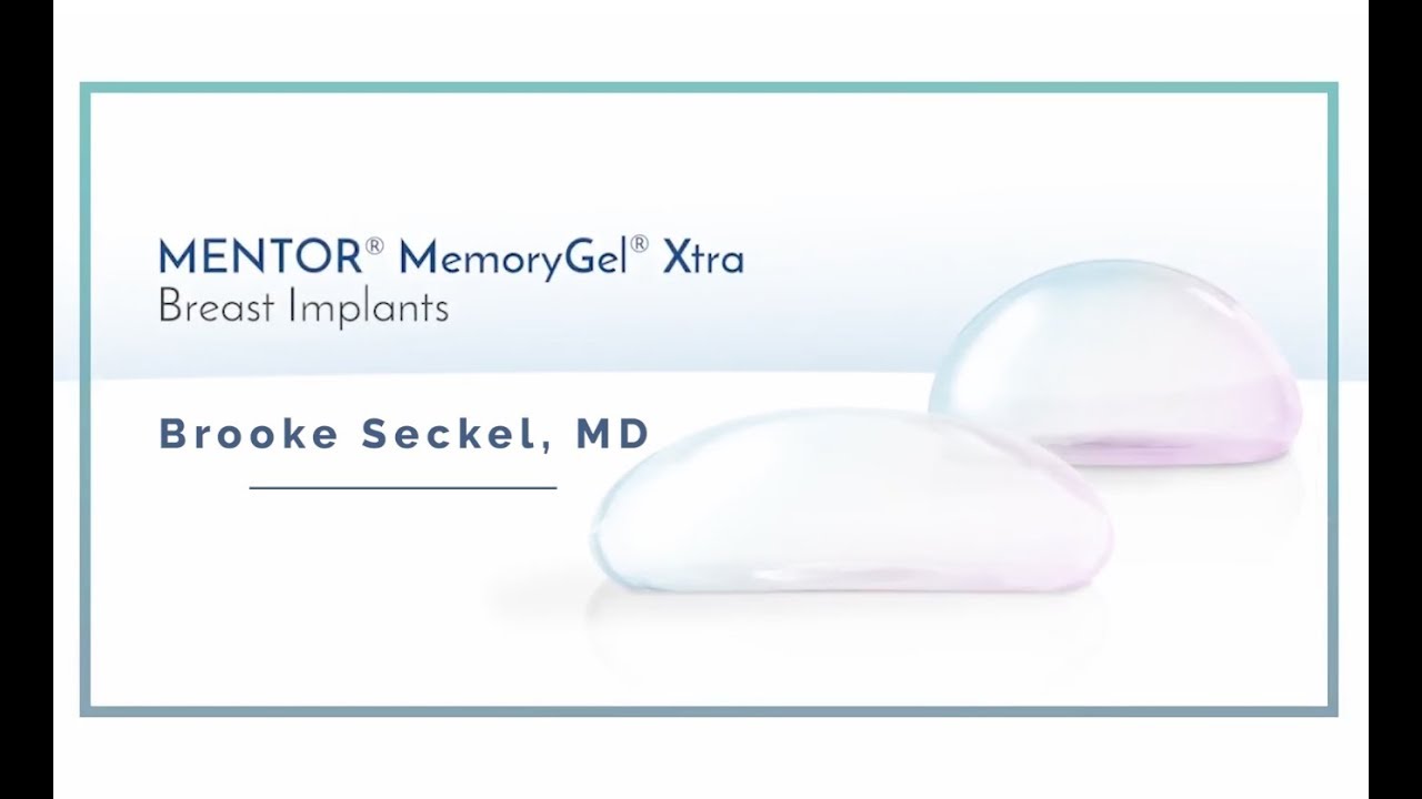 The New Mentor Memory Gel Xtra Breast Implant Youtube