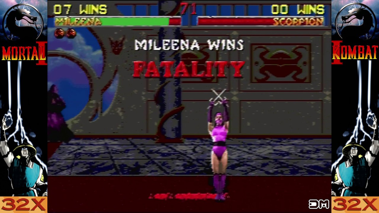Mortal Kombat Ii All Fatalities Stage Fatalities Sega 32x Youtube