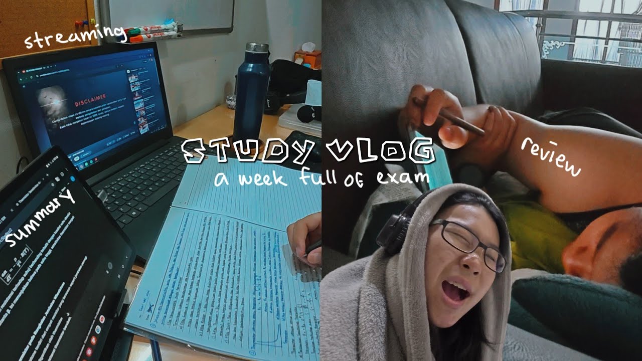 Study Vlog 3rd Week Of Exam The Most Stressfull Week ёяла Youtube